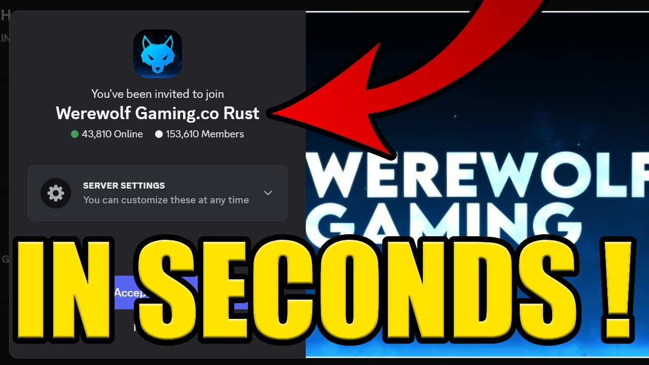 HOW to JOIN WEREWOLF GAMING DISCORD SERVER PC & MOBILE - YouTube