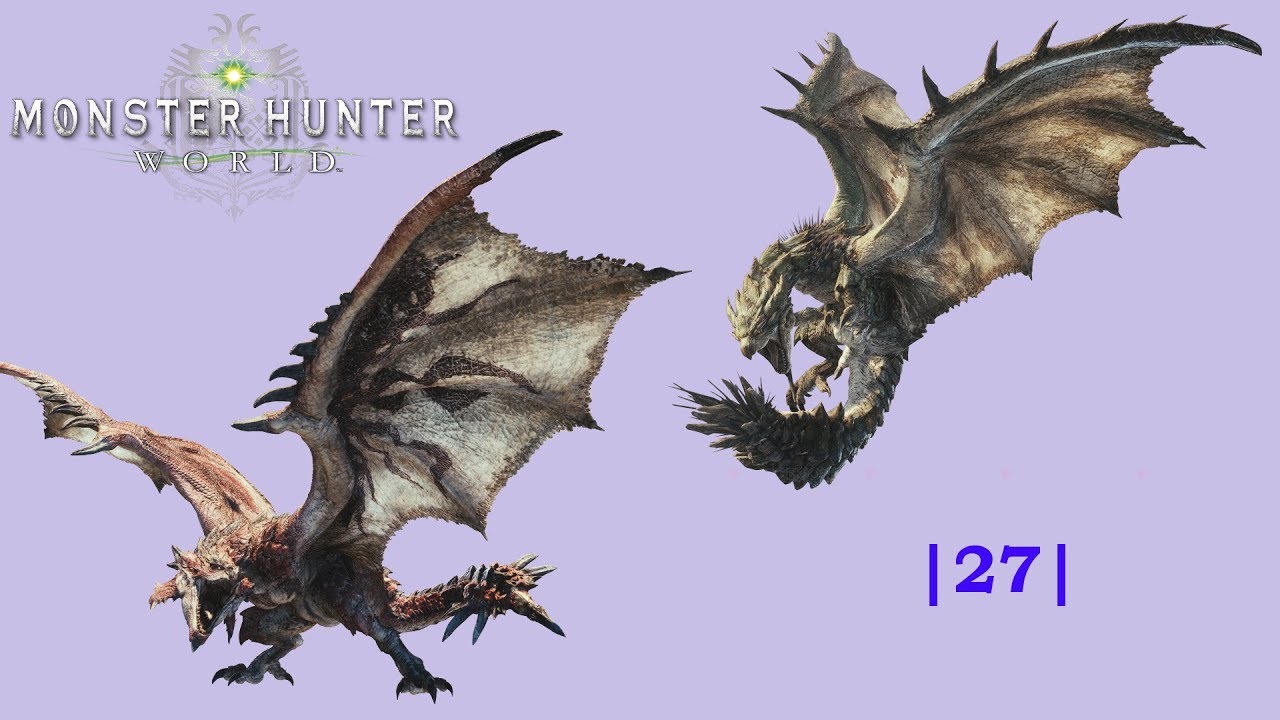 RATHIAN + RATHALOS | Monster Hunter World Gameplay Walkthrough | Part ...