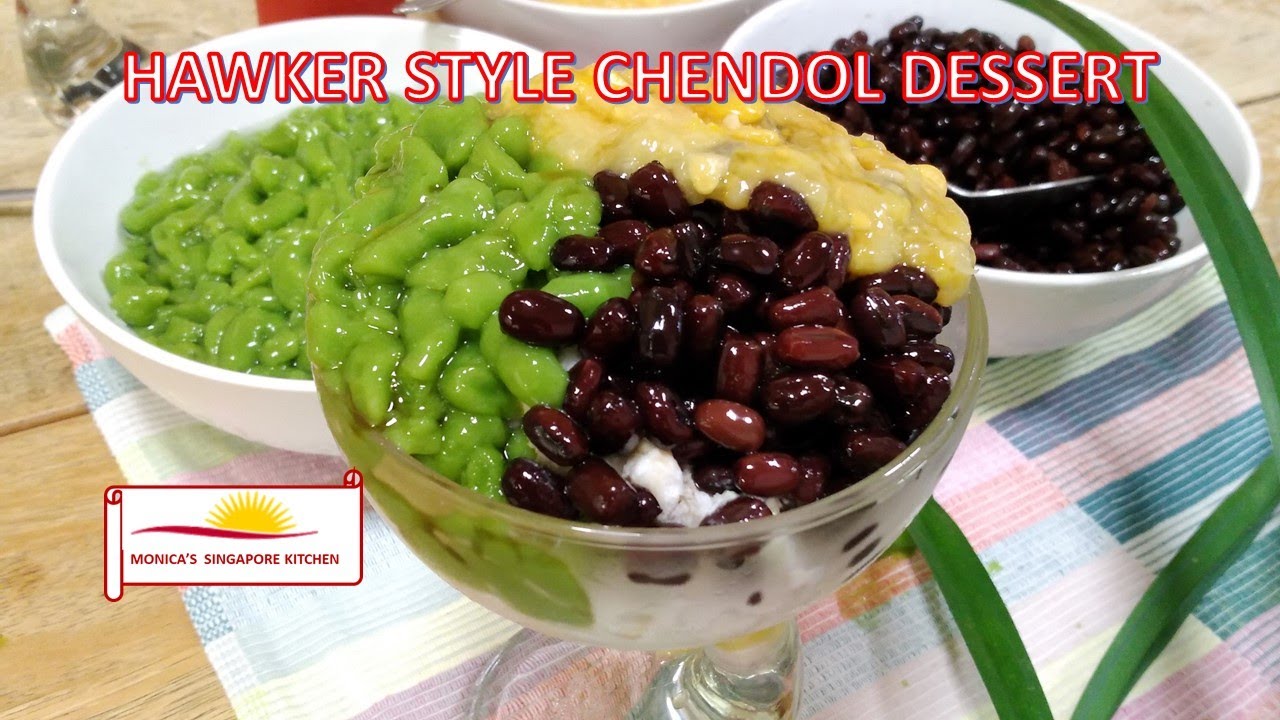 HAWKER STYLE CHENDOL DESSERT - YouTube