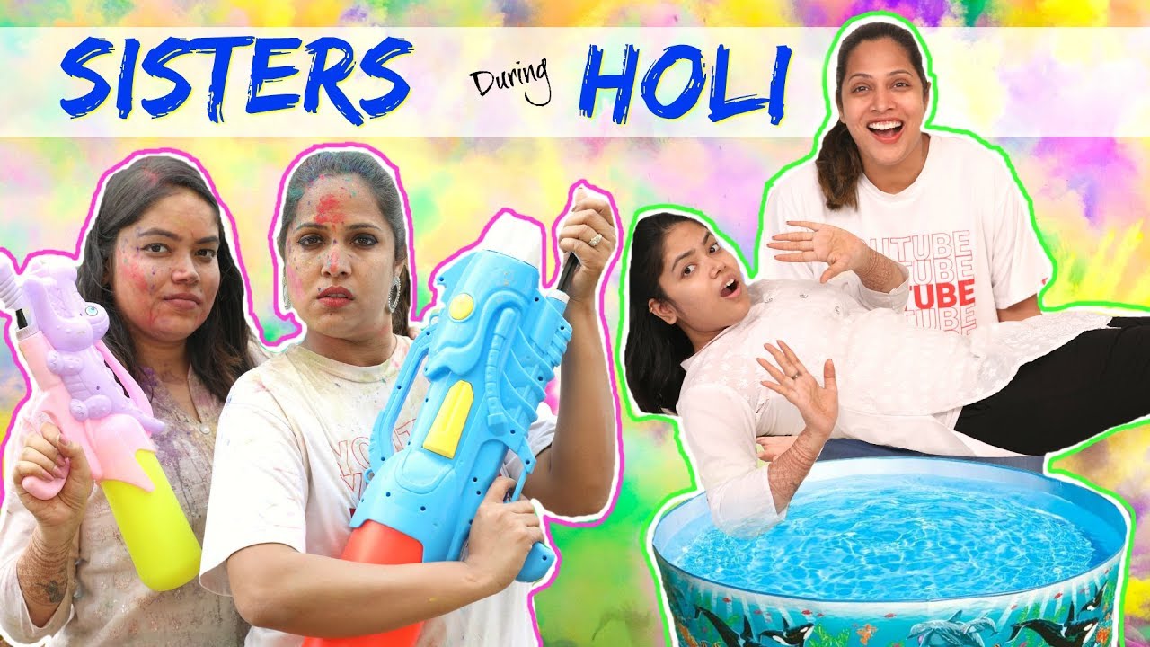 BHAI-BEHEN During HOLI | ShrutiArjunAnand - YouTube