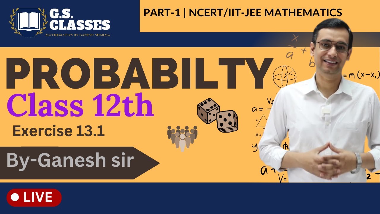Probability class 12 Ex.13.1| Part-1 | NCERT - YouTube