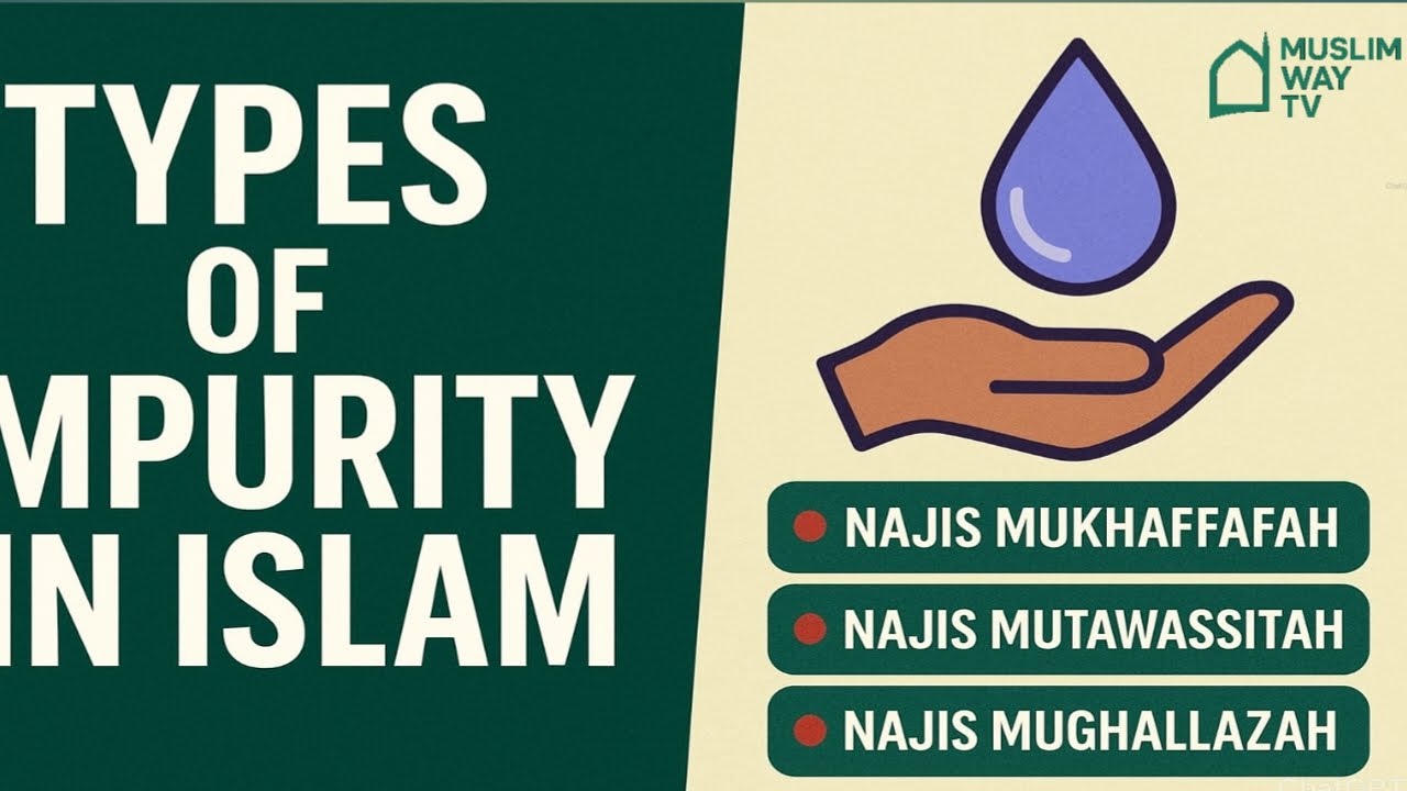 Types of Impurity in Islam Explained | Najis Mukhaffafah, Mutawassitah ...
