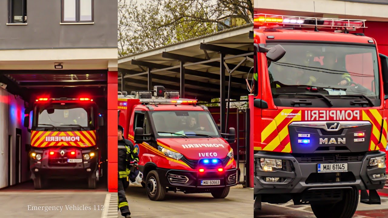 Pompierii Smurd în acțiune / Smurd firefighters in action in / în ...
