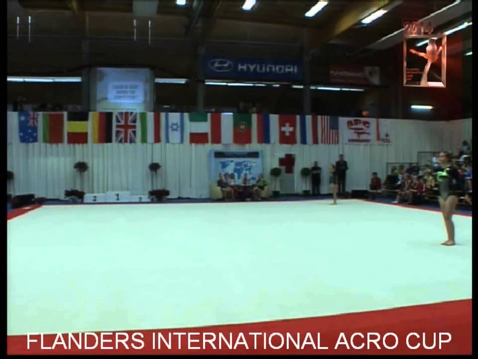 Turnkring Alken Youth 1 Group Final Aranka Hanne Jade FIAC 2014 - YouTube