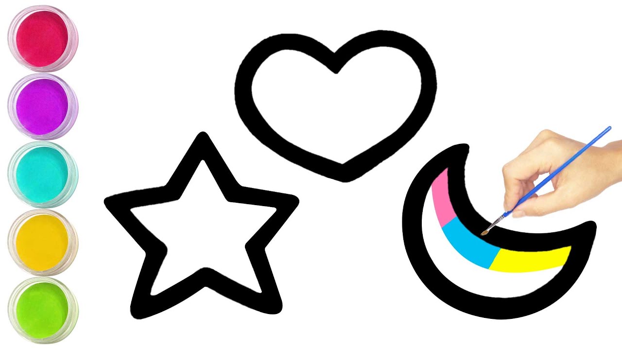 Collection of drawings for kids | Draw Cute things | Gambar mudah untuk ...