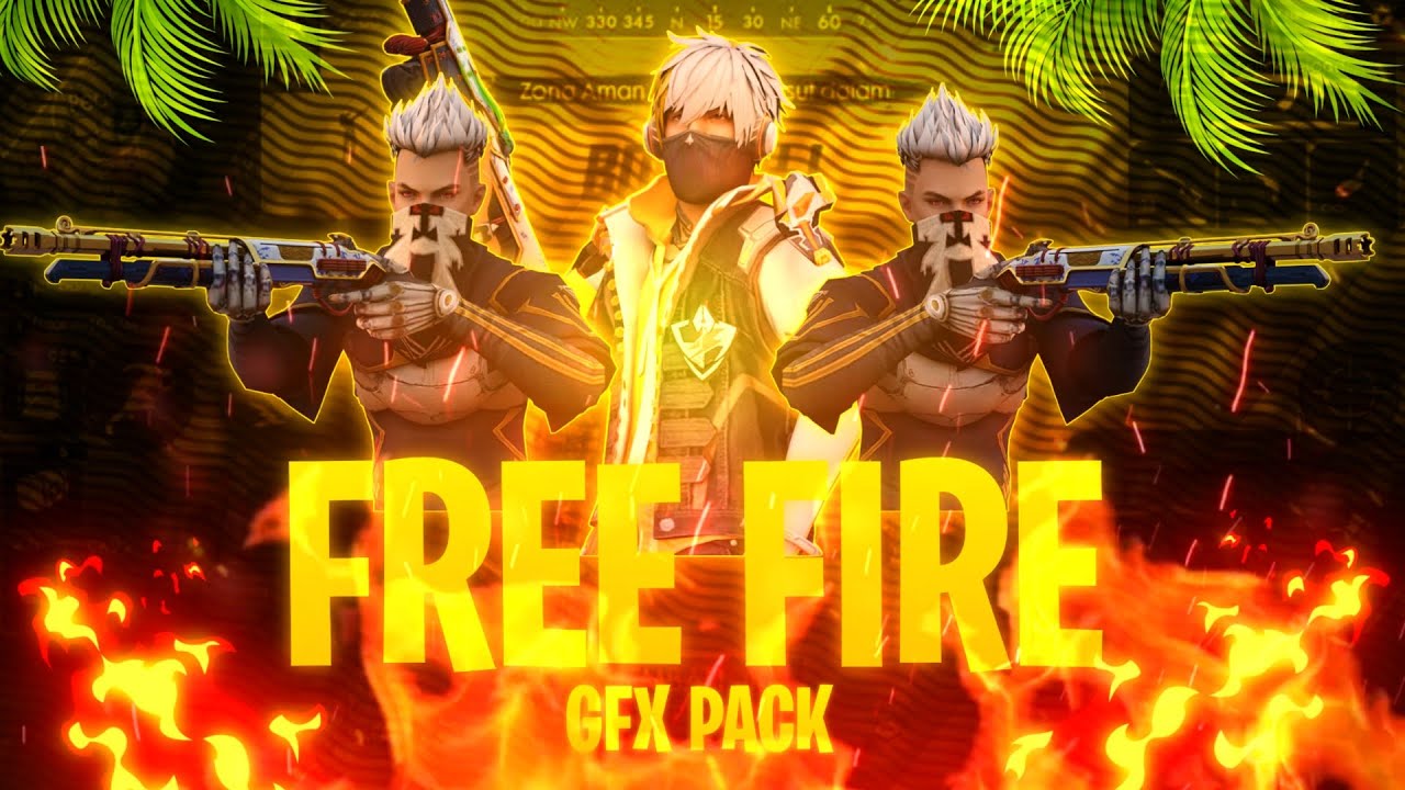 Free Fire Gfx Pack For Thumbnail | Free Fire Render Pack Google Drive ...