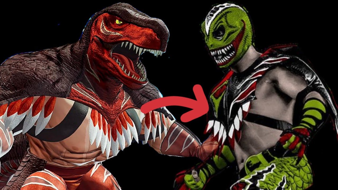 El es Raptor!! El luchador inspirado en King Of Dinosaurs - YouTube