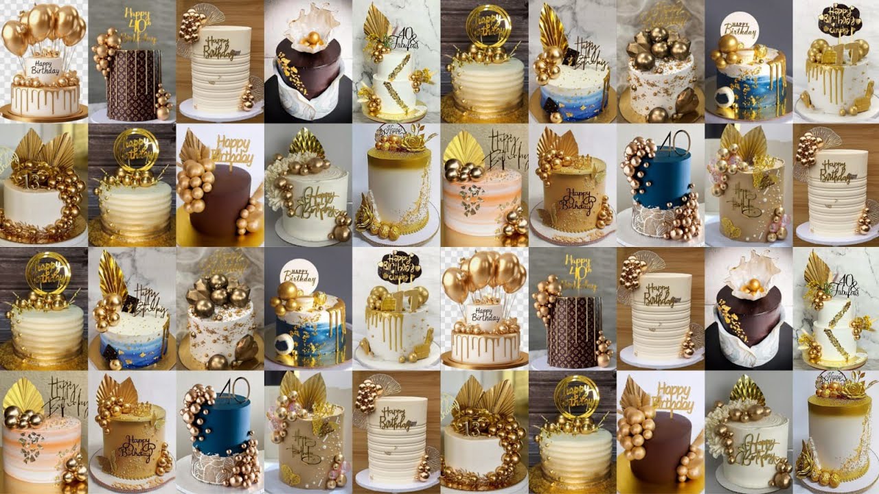 🌕Golden Ball Cake Decorating Ideas 2025/Ball Cake Design/Chocolate ...