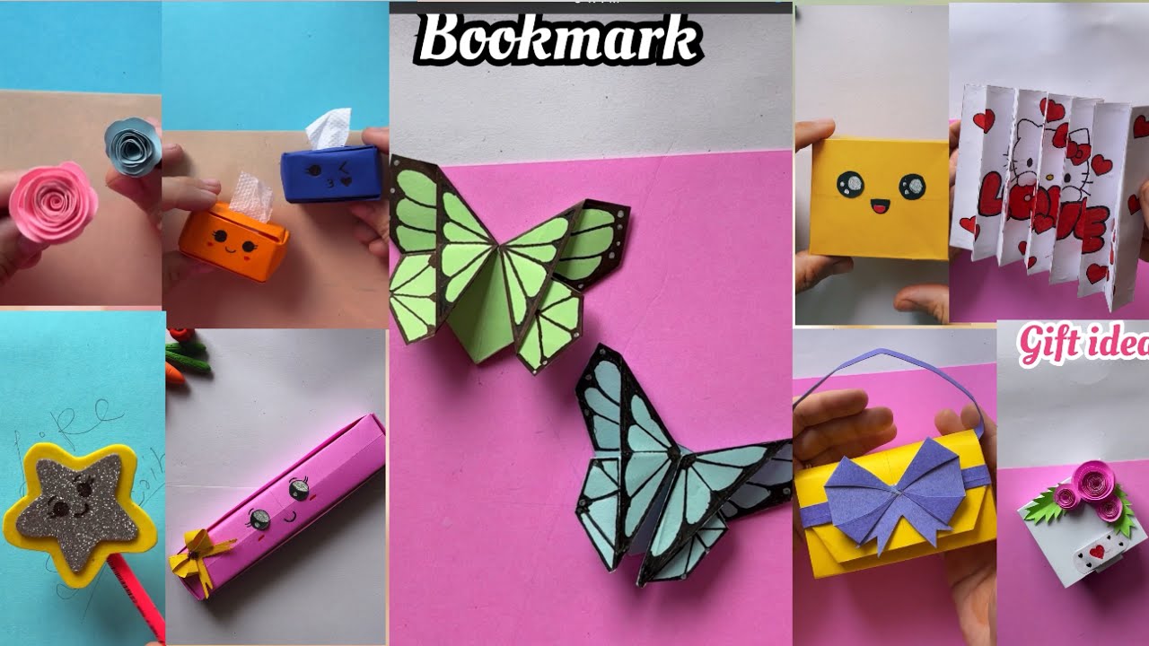 7 cute paper craft idea| diy origami craft idea| easy paper craft ...