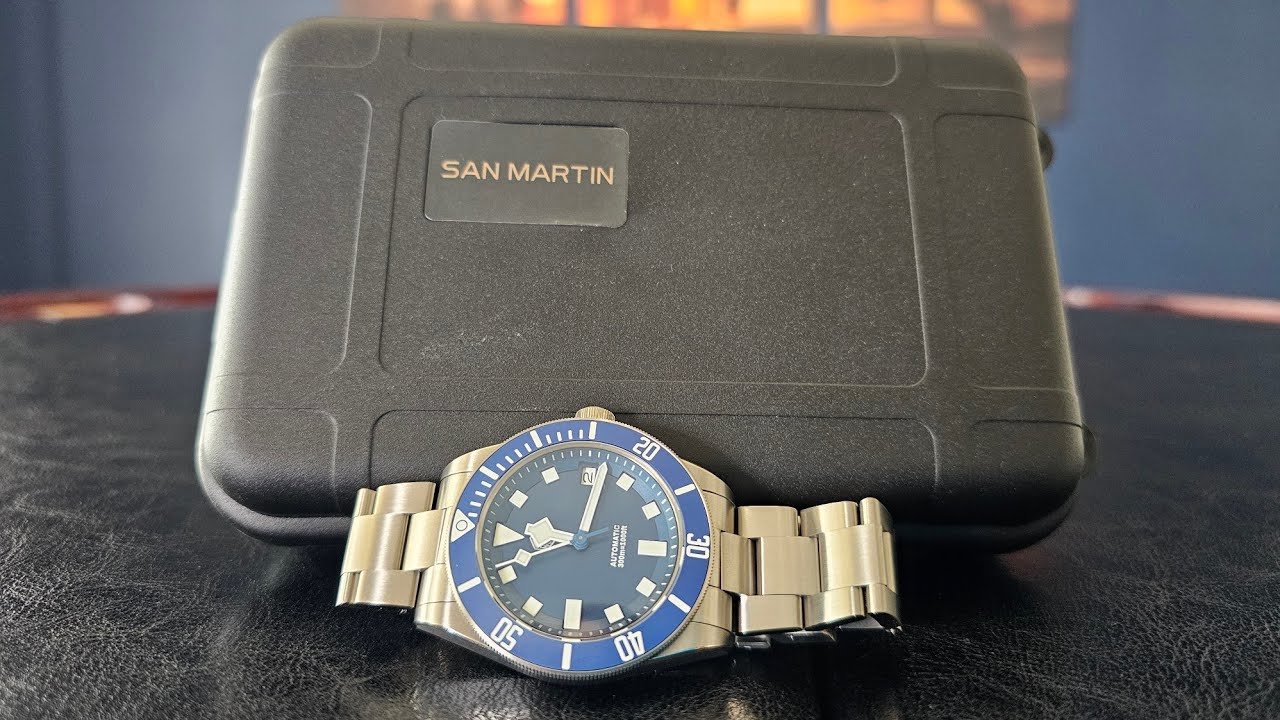 San Martin SN0121T Titanium Pelagos Homage - YouTube