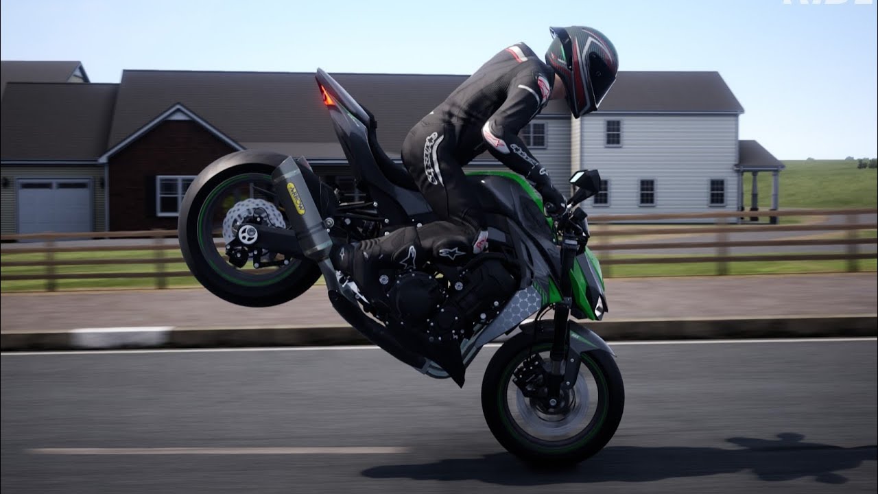 Ride 4 Kawasaki z1000 test ride top speed - YouTube
