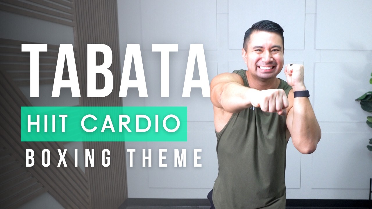 Boxing Inspired TABATA Workout - HIIT Cardio to Torch Calories - YouTube