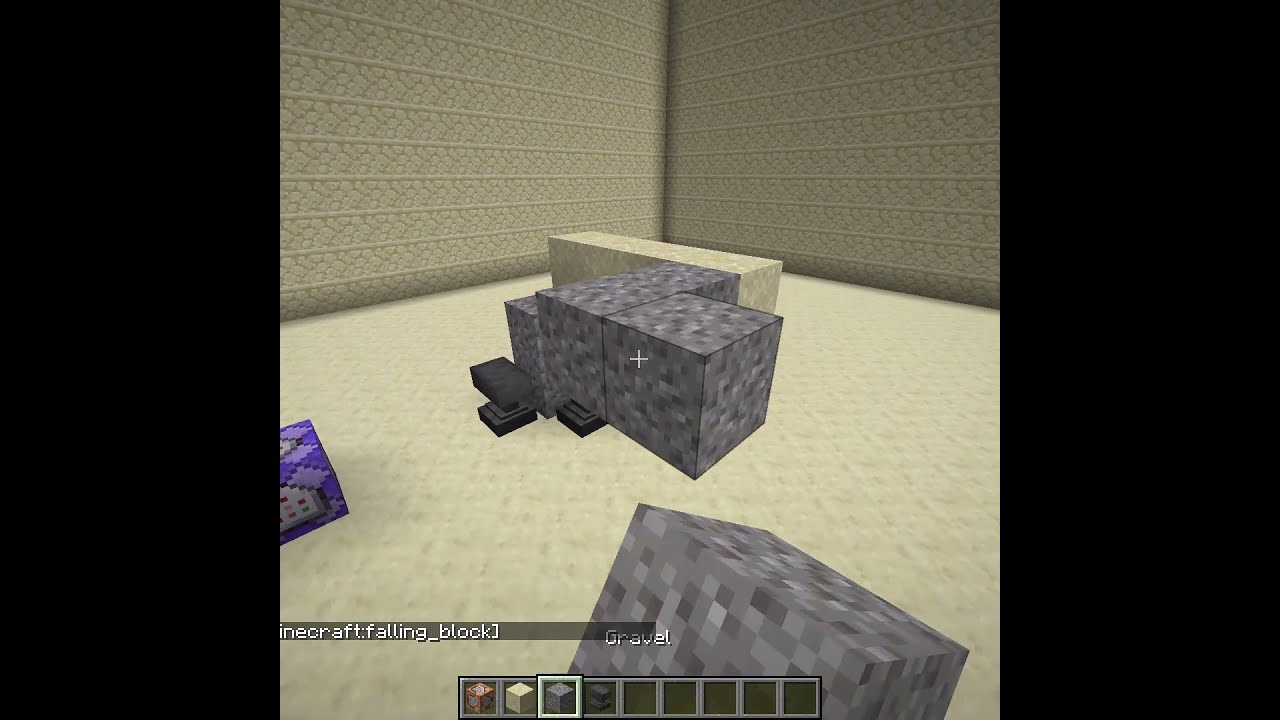 How To Make Floating Sand In Minecraft - YouTube