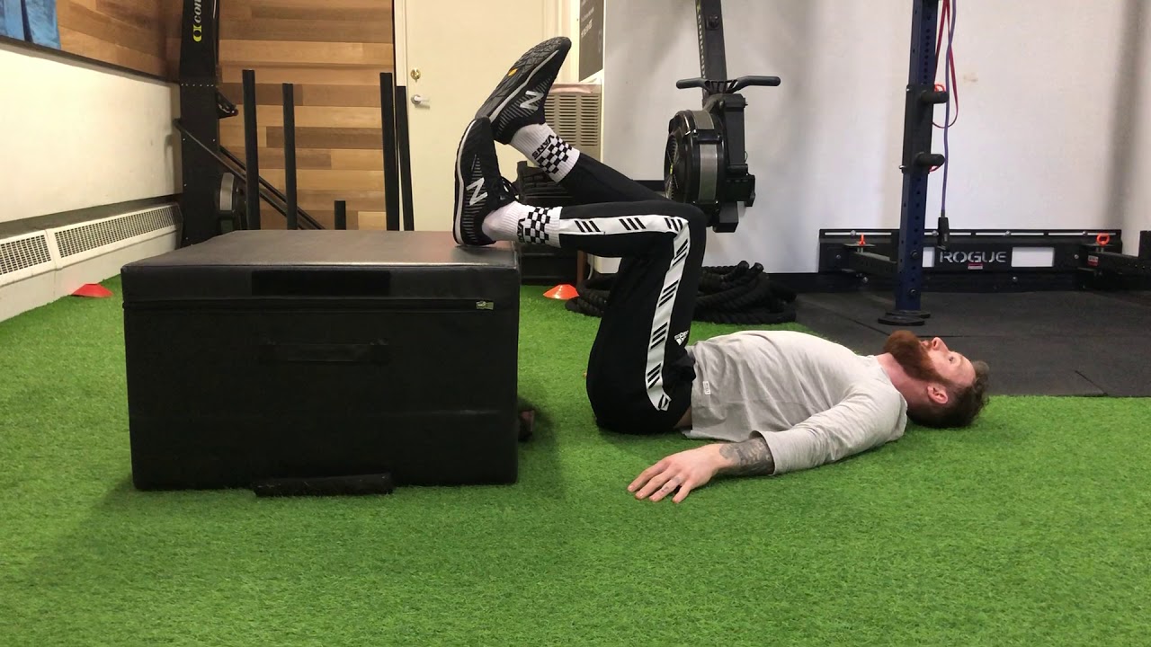 Single leg elevated hip thrust - YouTube