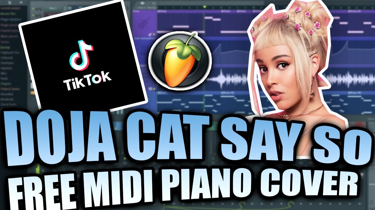 (MIDI + FLP) Doja Cat - Say So (FL Studio Piano Tutorial / Cover) - YouTube