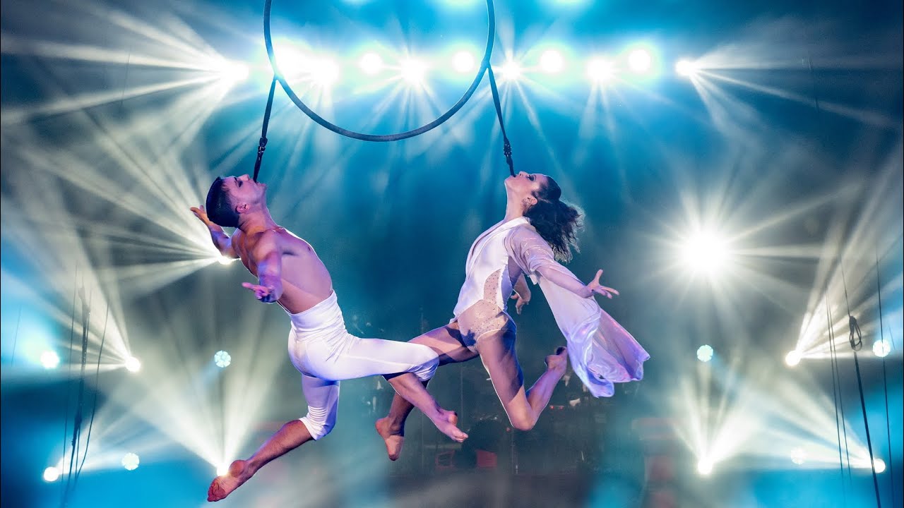 Duo Soul Aerial hoop and mouth suspension (promo) - YouTube