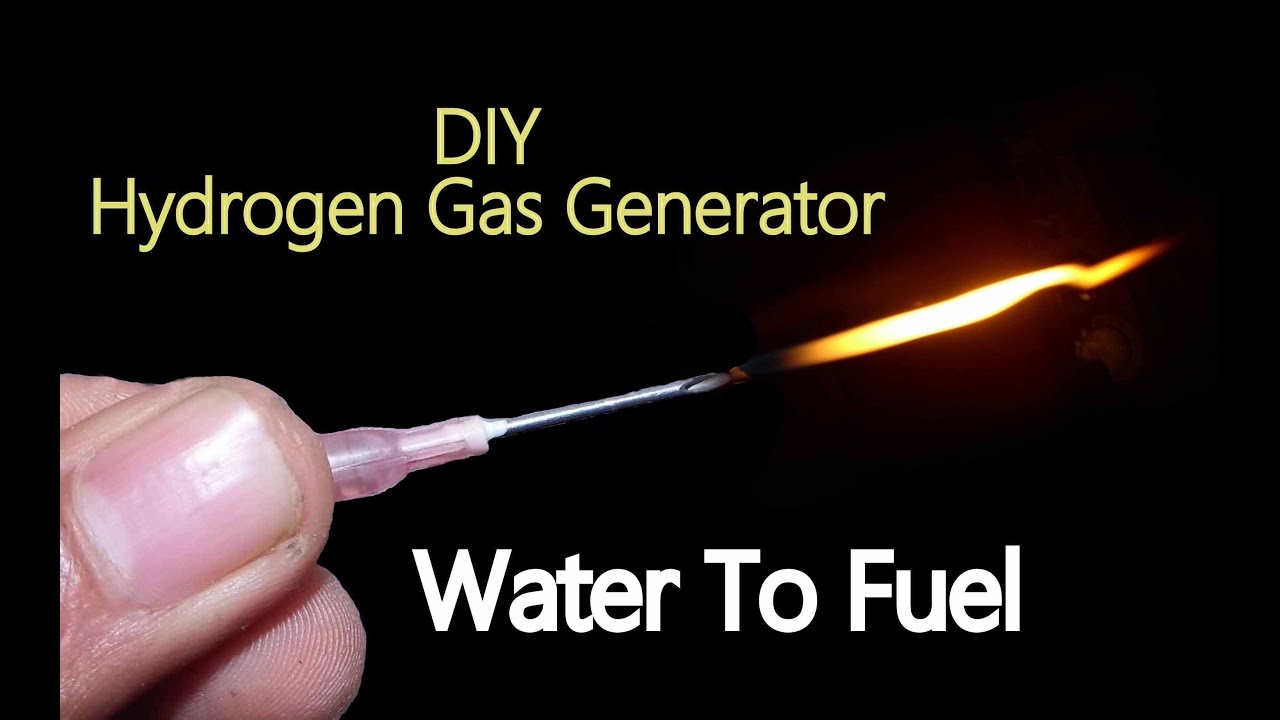 How To Make Hydrogen Gas Generator (HHO Gas) | Water To Fuel - YouTube