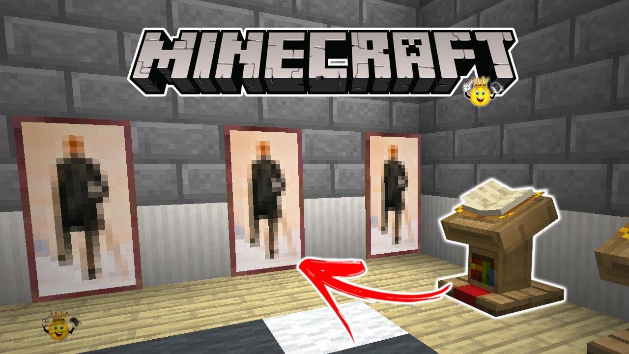 ⭐Como fazer Porta Secreta no Minecraft Usando Atril📖 - YouTube