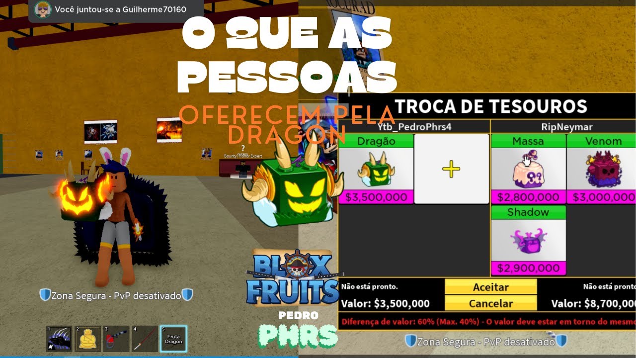 O QUE AS PESSOAS OFERECEM PELA DRAGON (ela vai ter rework) - YouTube