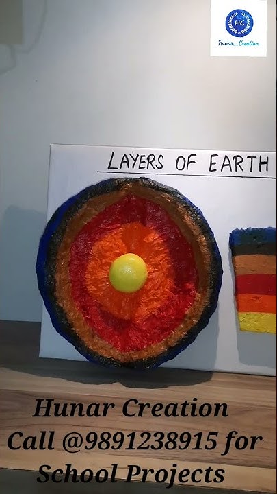 Layers of Earth 3D Model by @hunarcreationByNeeshu DM @9891238915 ...