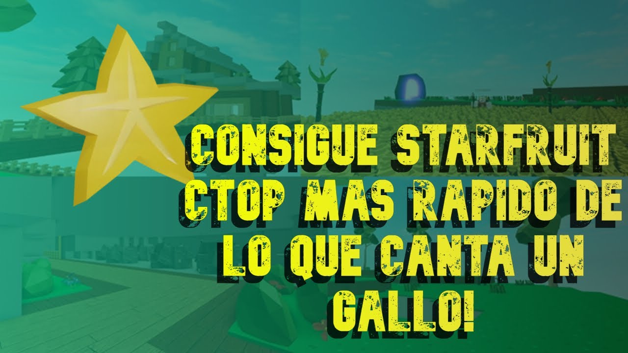 COMO CONSEGUIR RAPIDO STARFRUIT CROP/SEED!!! /SKYBLOX /ISLANDS /ROBLOX ...
