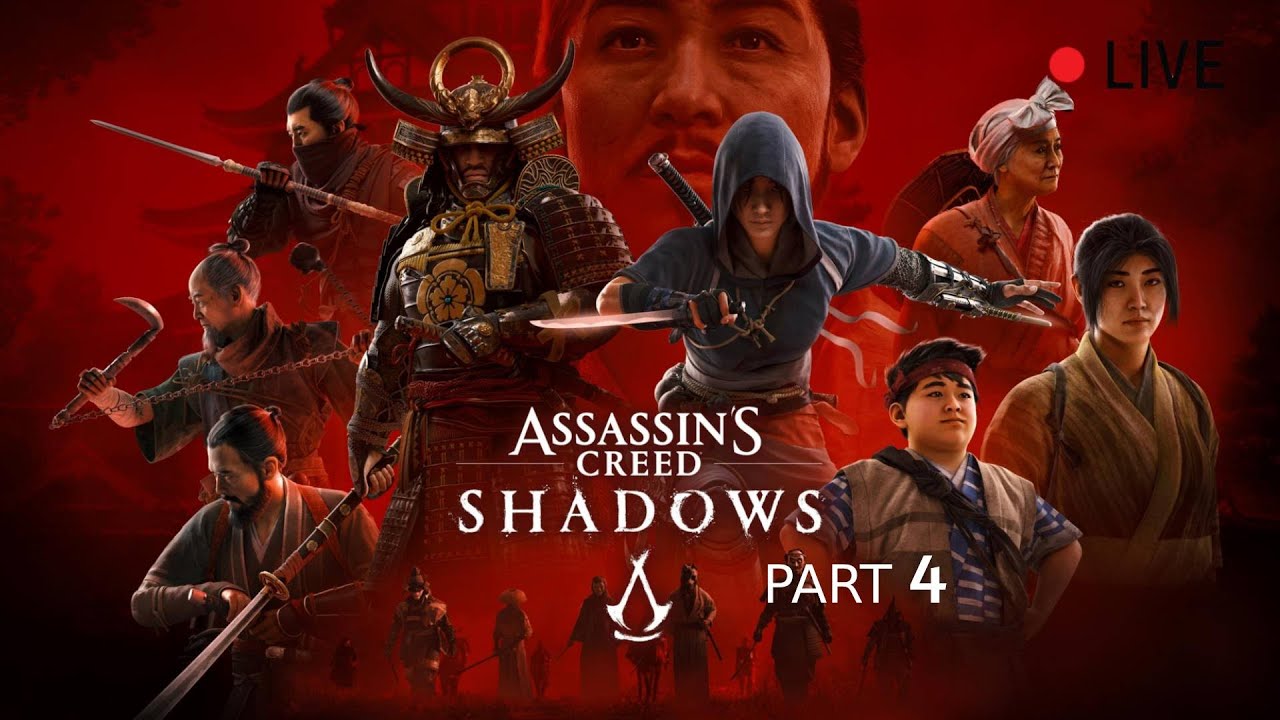 Assassin's Creed Shadows - Part4 Full Playthrough #ubisoftpartner - YouTube