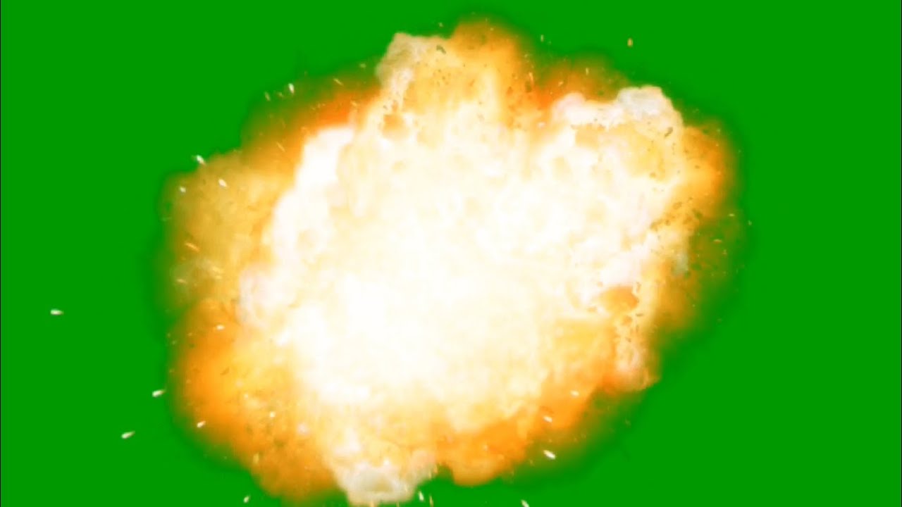 Green Screen Air Explosion Effects - YouTube