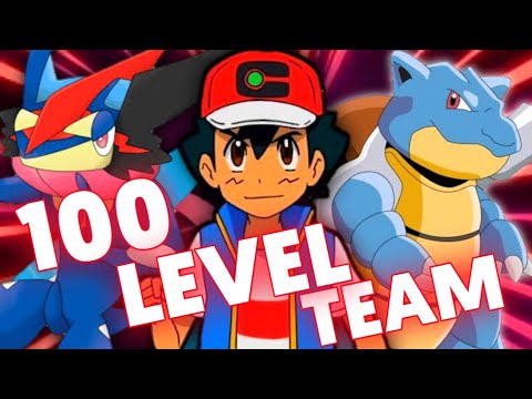 ASH BLASTOISE💧Ash's Strongest Level 100 Team |Ash Strongest Pokémon ...