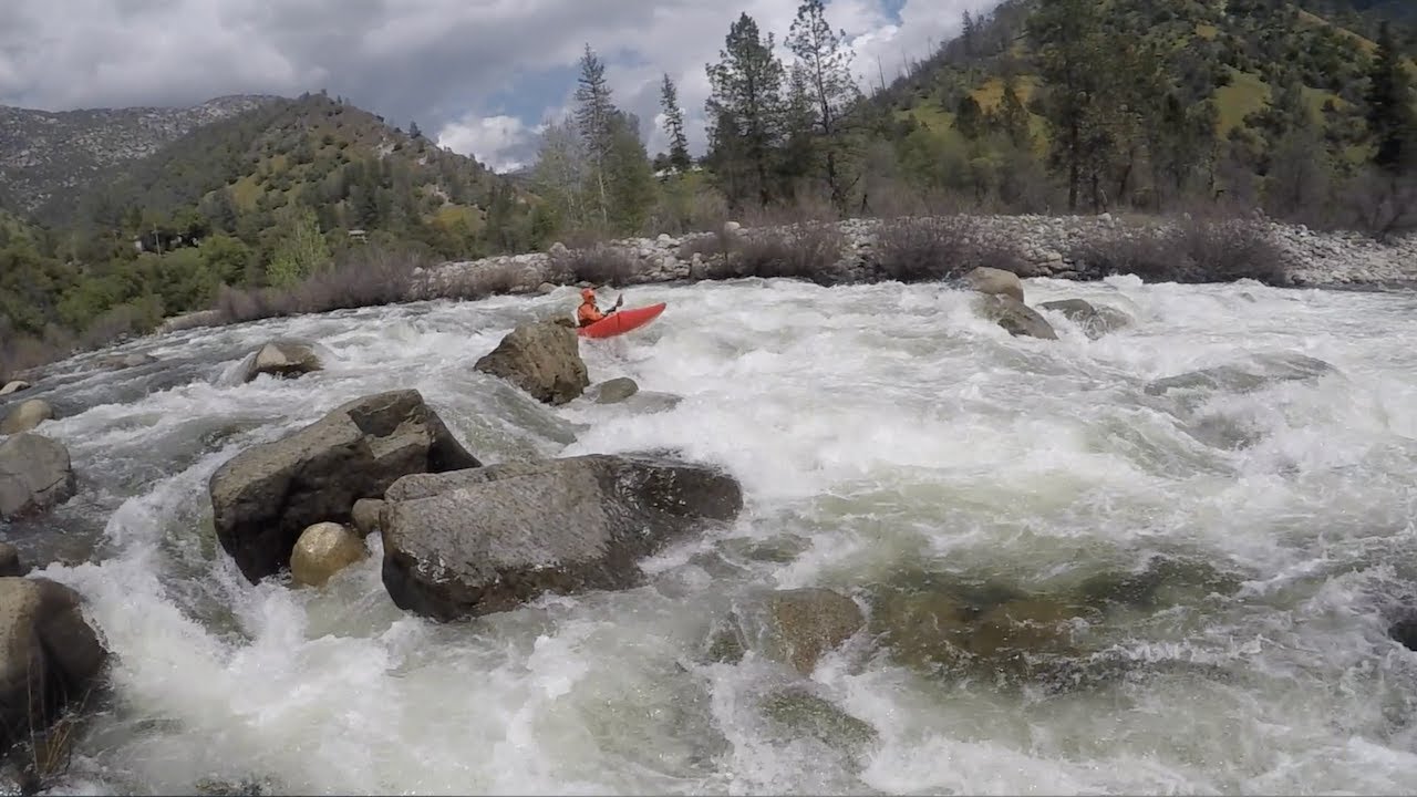 Merced River Kayaking - Gas Station Run Near El Portal - YouTube