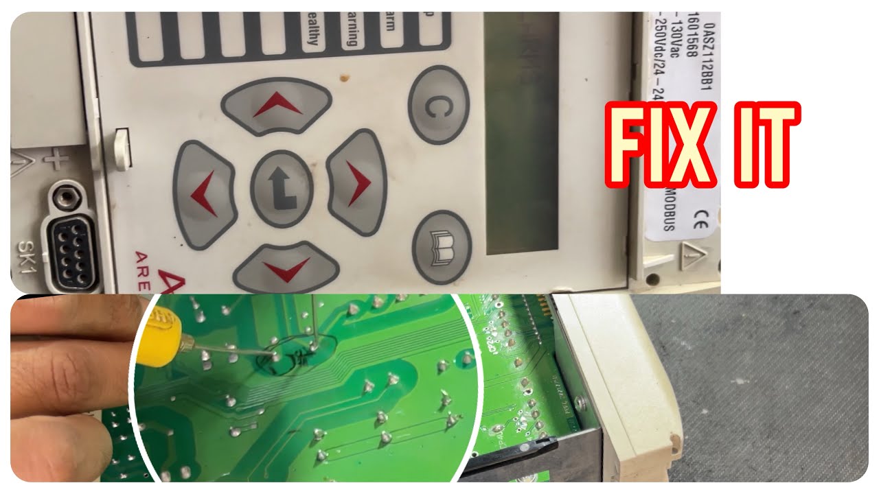 HOW TO REPAIR AREVA AUTOMATIC ALARM RELAY SWITCH || ELECTRONICS FAULT ...