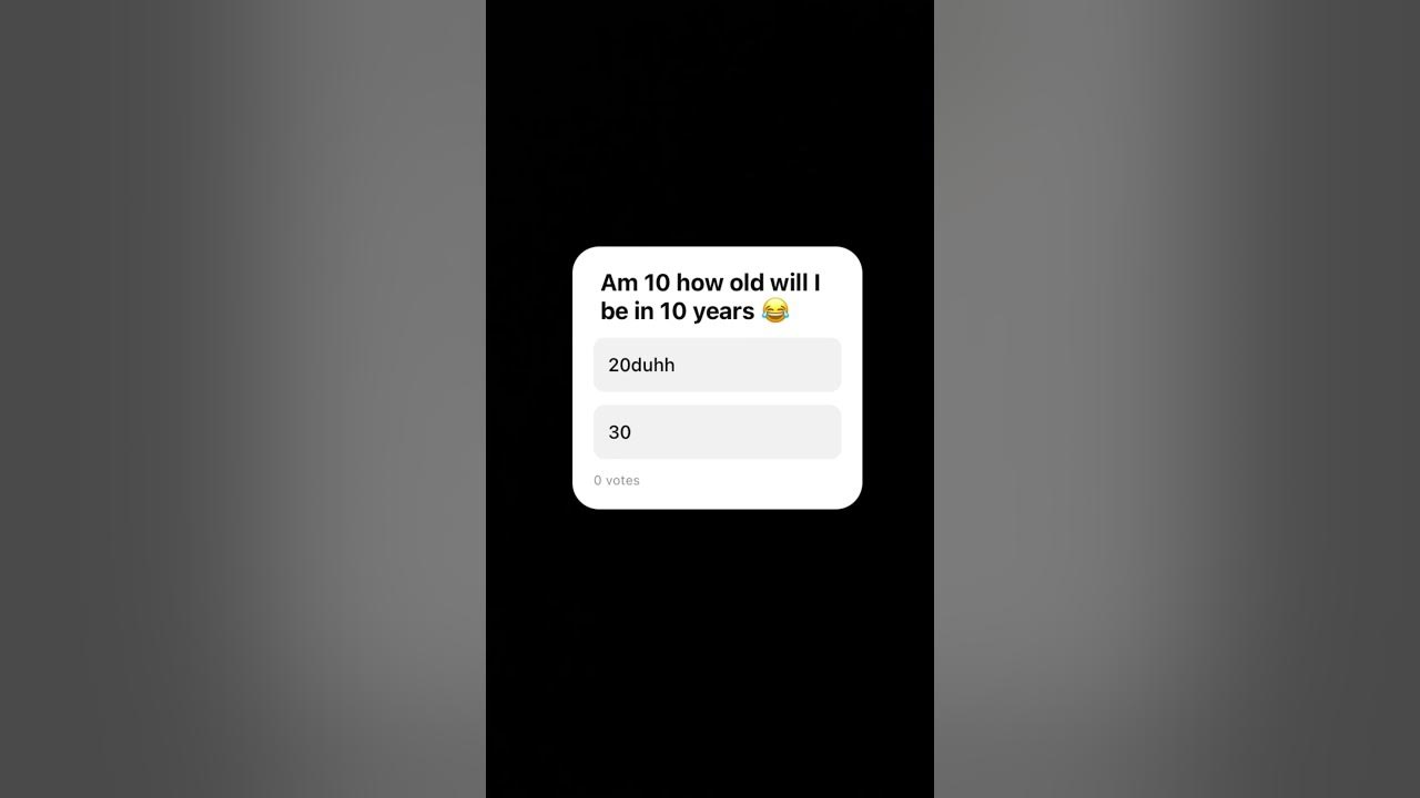 How old will I be in 10 years - YouTube