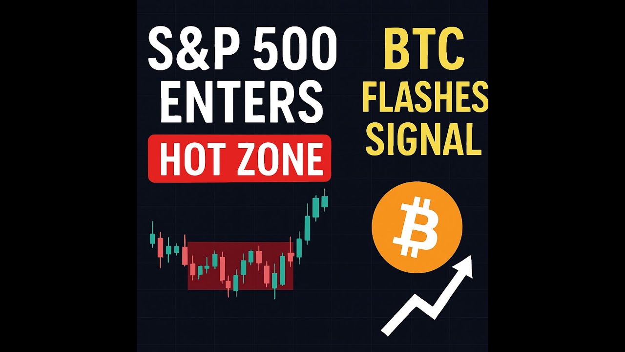 S&P 500 Enters Hot Zone | BTC Flashing Bullish Signal Again! - YouTube