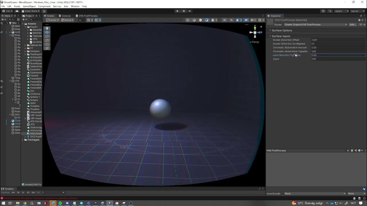 Chromatic Aberration Vhs Shader Test1 Youtube