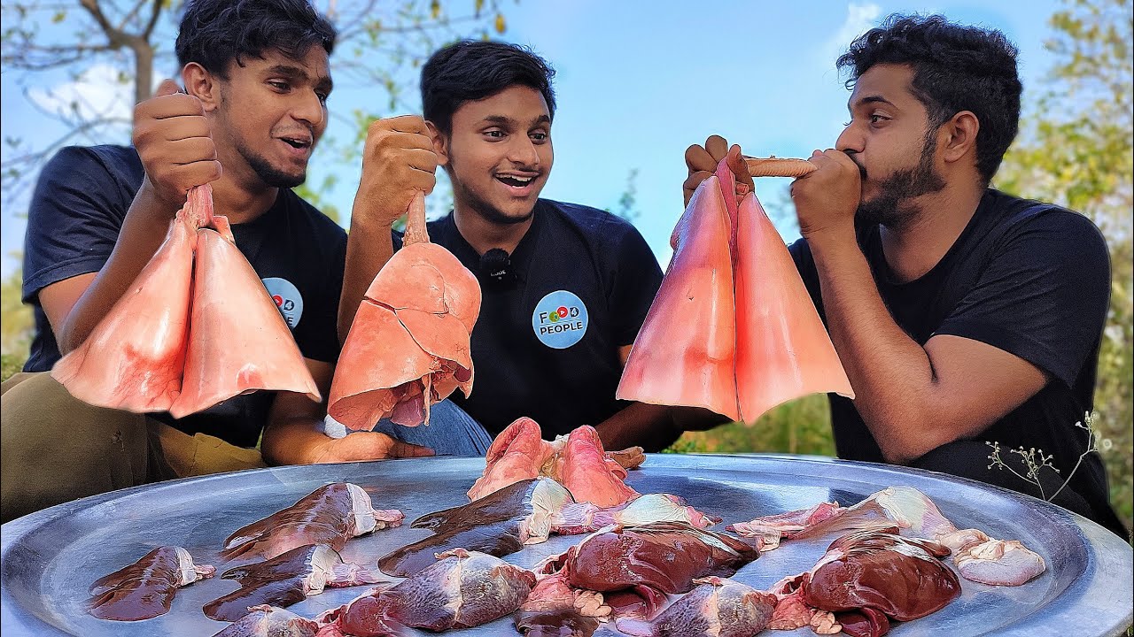 GOAT PARTS COOKING | Goat Lungs | Goat Heart | Goat Liver | Mutton ...