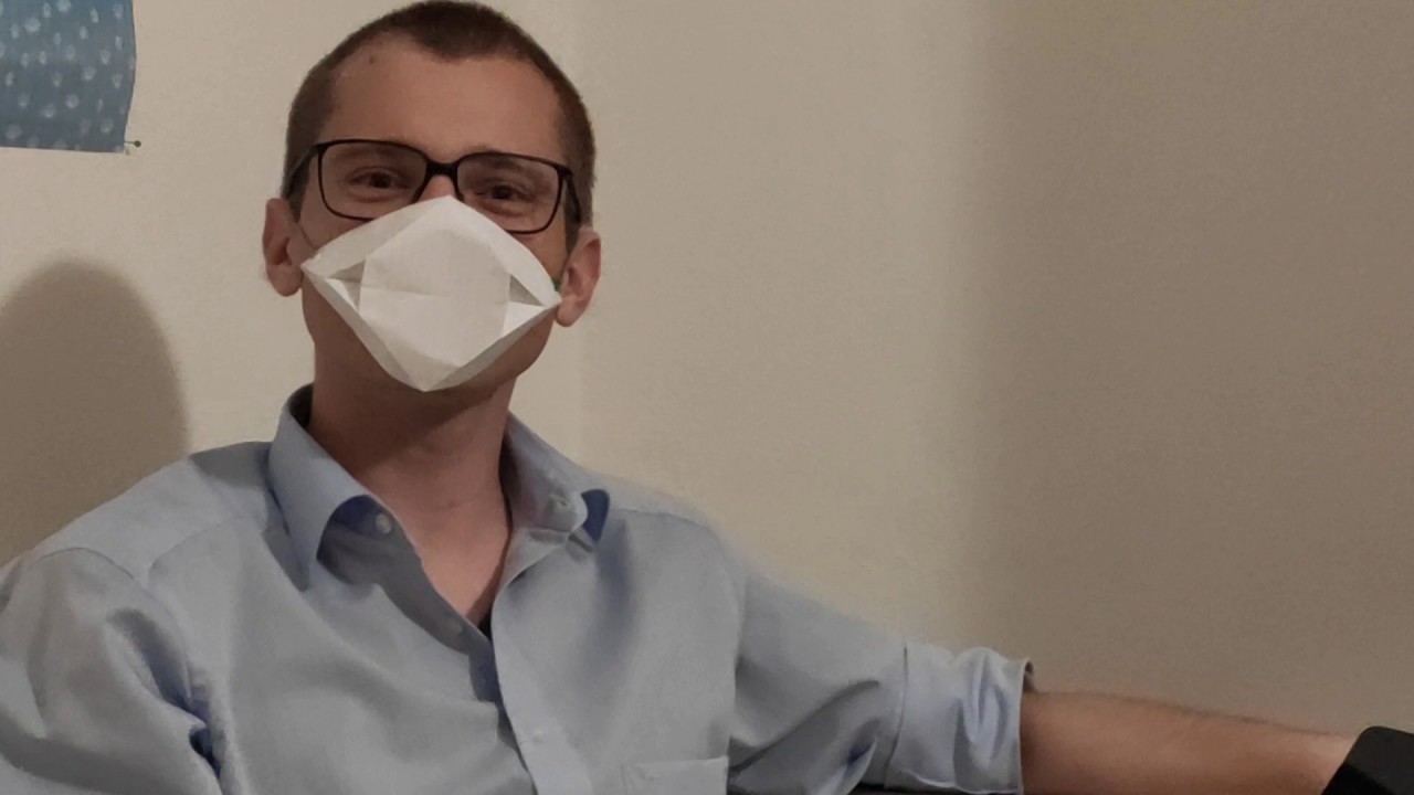 Origami Face Mask Instructions - YouTube