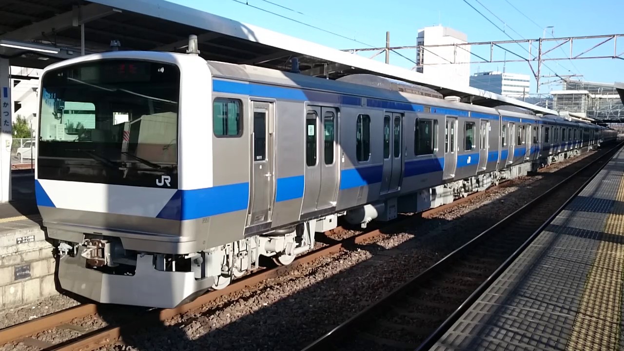 E531系K411編成 試運転 勝田発車 - YouTube