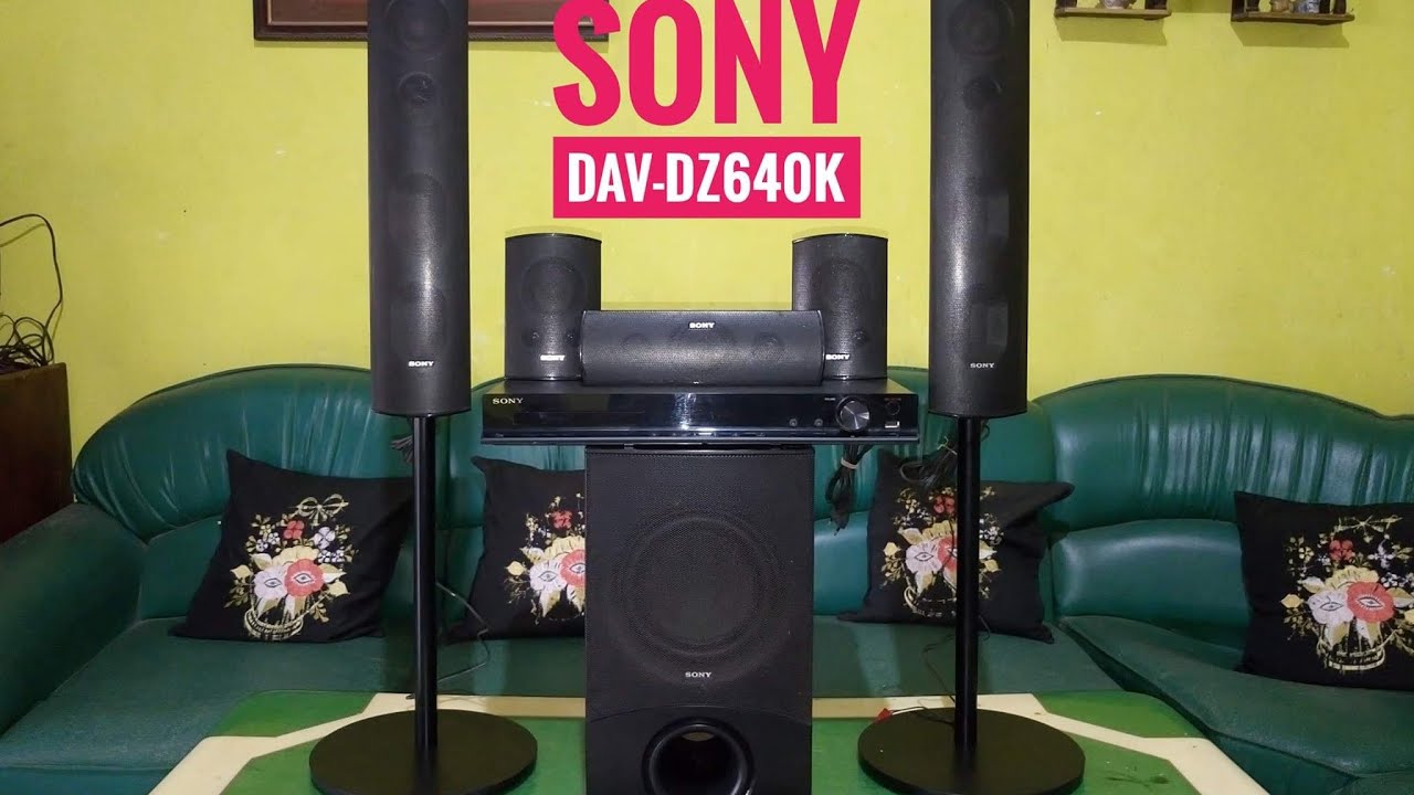 Bioskop Sony DAV-DZ640K Home Cinema 1000watt RMS - YouTube