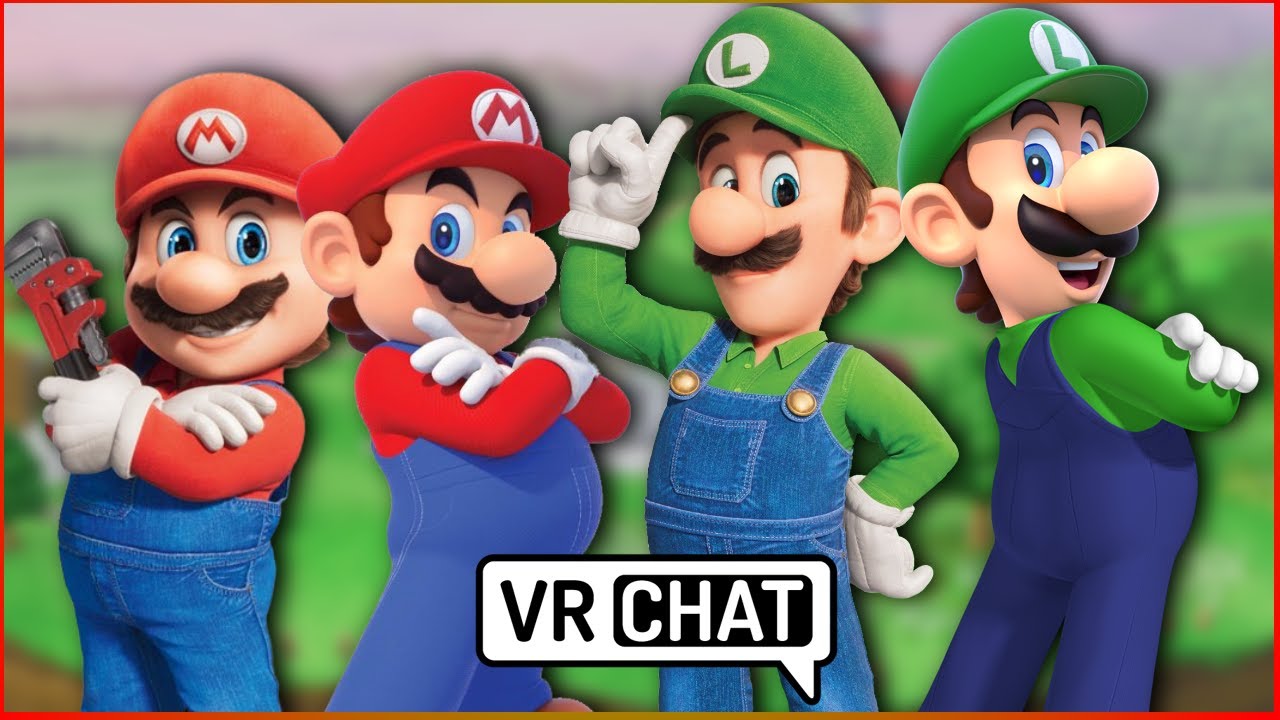 The Mario Bros Meet The Movie Mario Bros II VR CHAT - YouTube