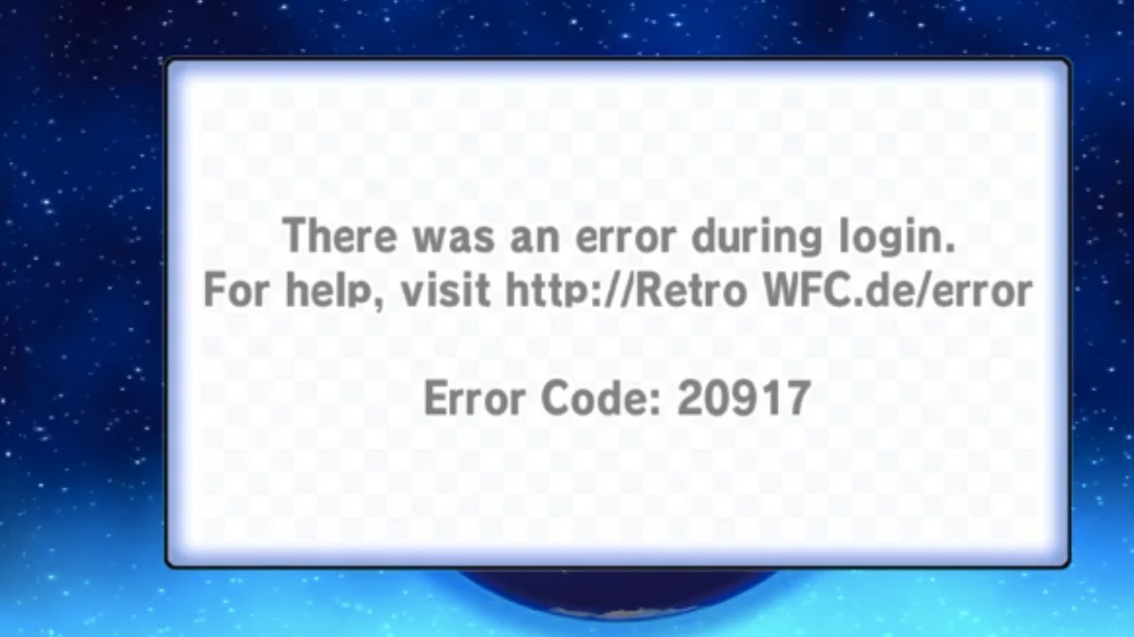 How To Resolve Mario Kart Error Code 20917? - YouTube
