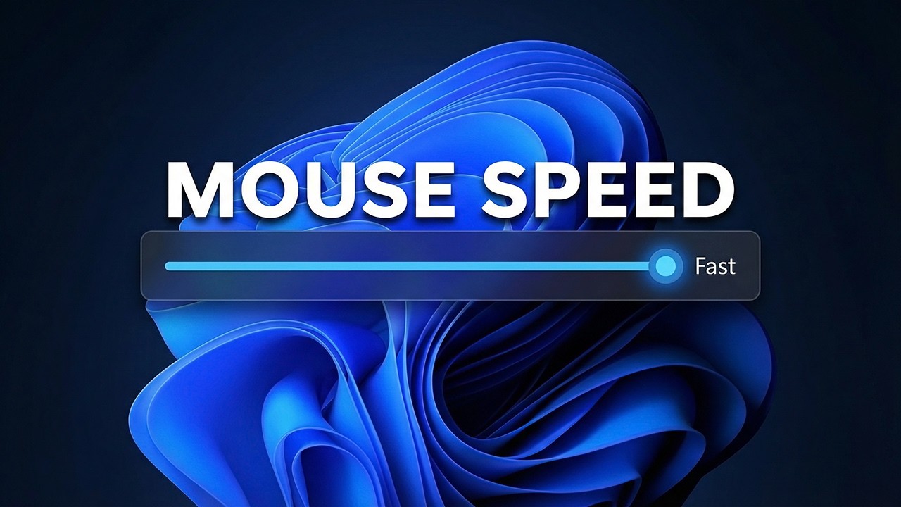 How to adjust mouse cursor speed in Windows 11 - YouTube