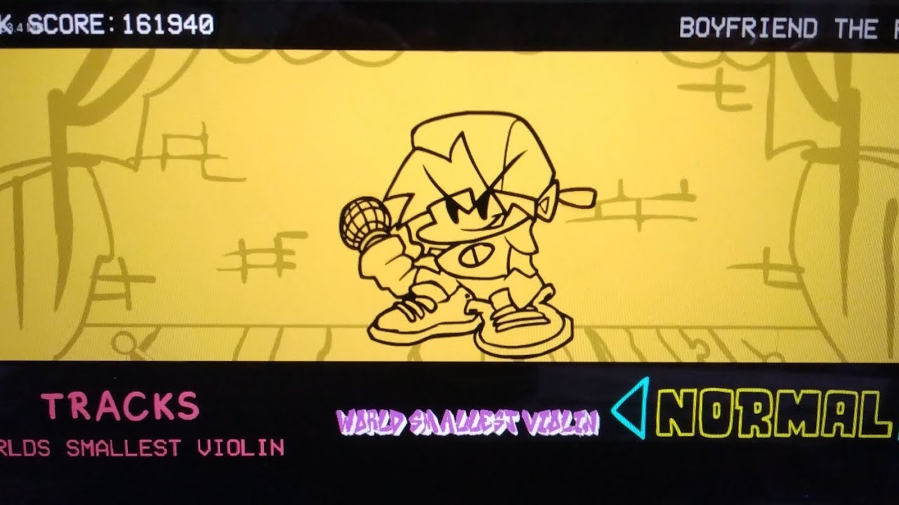 FNF Words smallest violin - YouTube