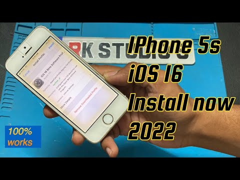 HOW TO DOWNLOAD IOS 16 ON IPHONE 5s || INSTALL IOS 16 || #ios16 # ...