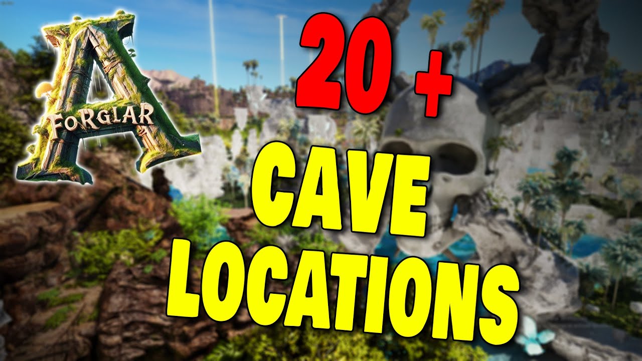 20+ CAVE LOCATIONS ON FORGLAR IN ARK SURVIVAL ASCENDED - YouTube