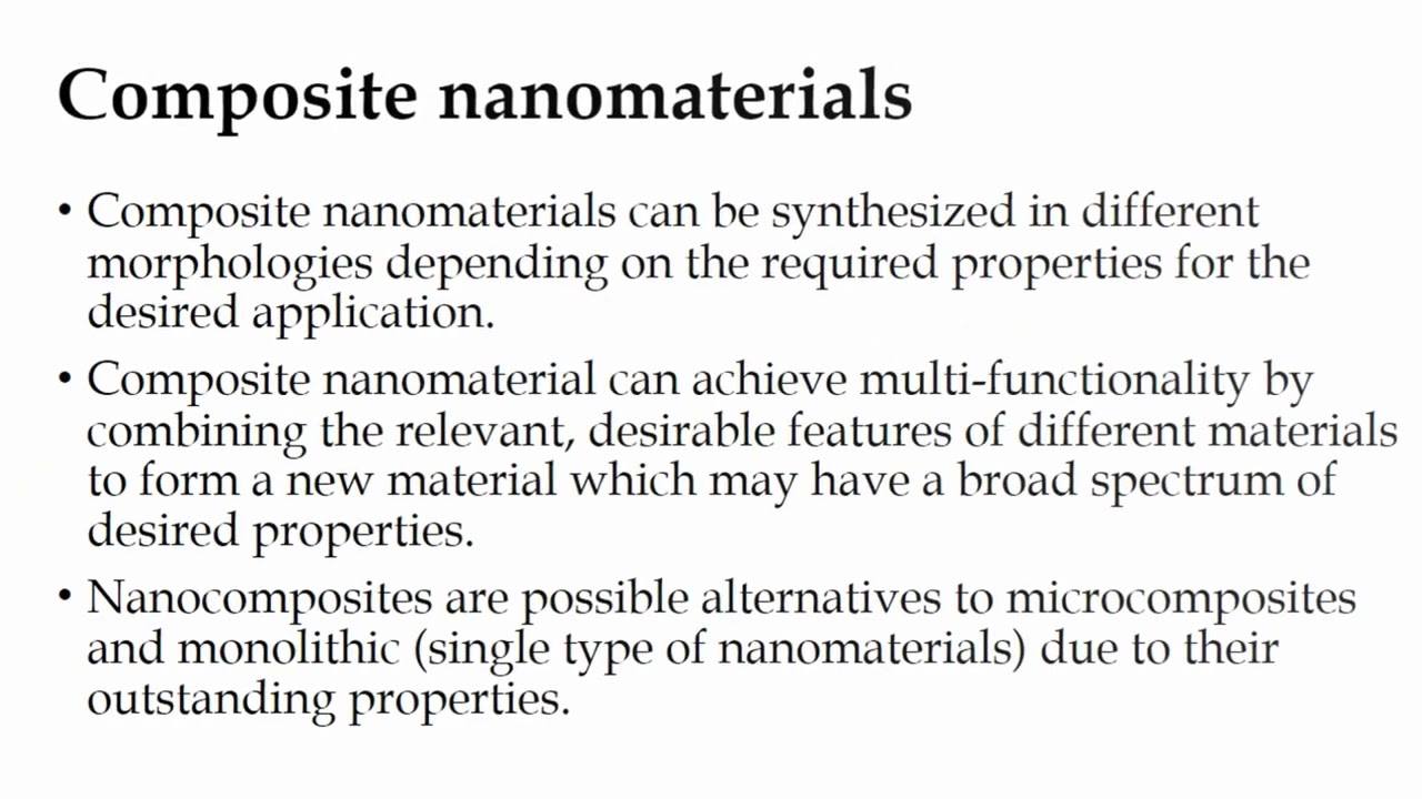 Composite Nanomaterials - YouTube