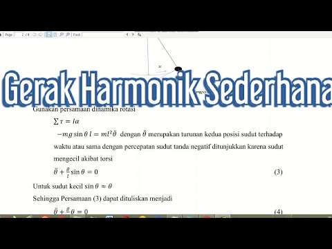 GERAK HARMONIK SEDERHANA - Getaran dan Gelombang - YouTube