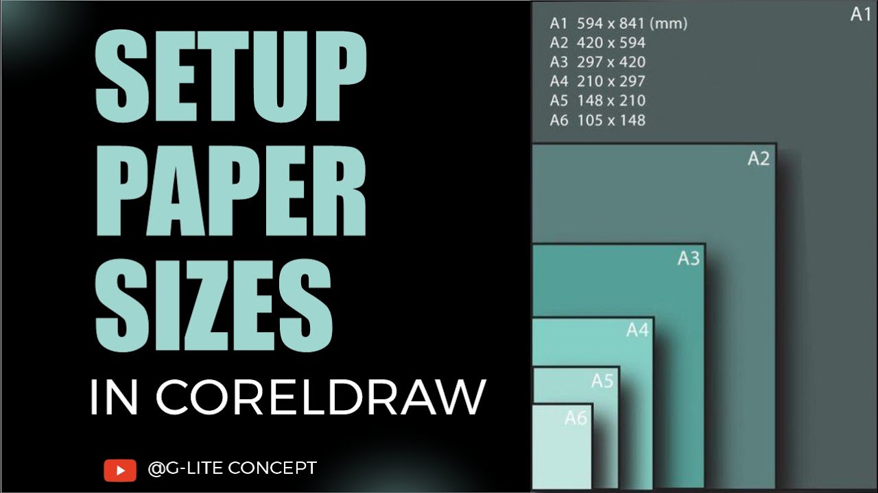 How to Set Up Paper Sizes in CorelDRAW | Step-by-Step Guide - YouTube