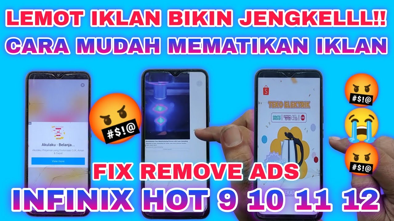 CARA MENGHILANGKAN IKLAN BANDEL INFINIX HOT 9 PLAY || HOW TO REMOVE ADS ...