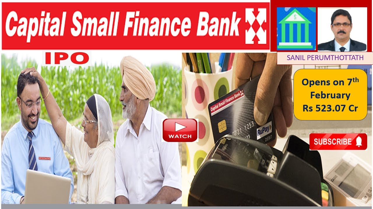 256- Capital Small Finance Bank Ltd IPO - Stock Market for Beginners video. - YouTube