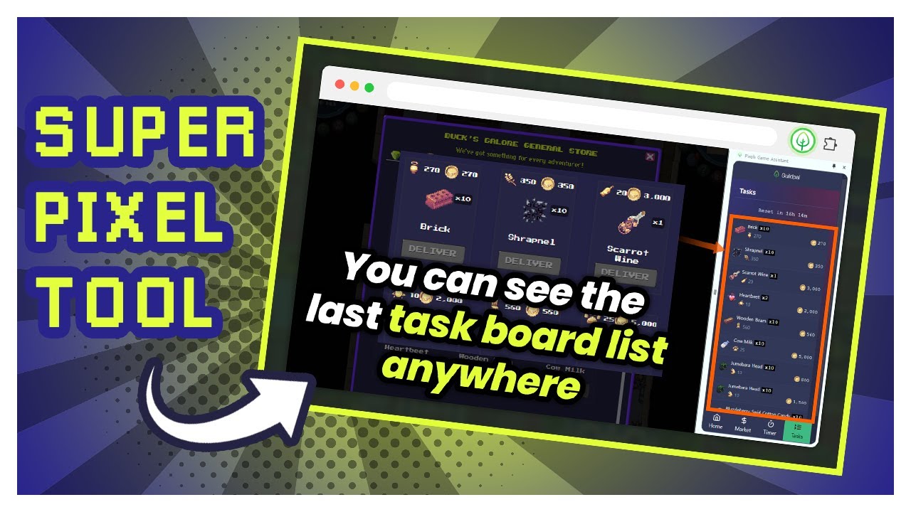 Isa pang free extension! Pixels Game Assistant | PIXELS CHAPTER 2 - YouTube