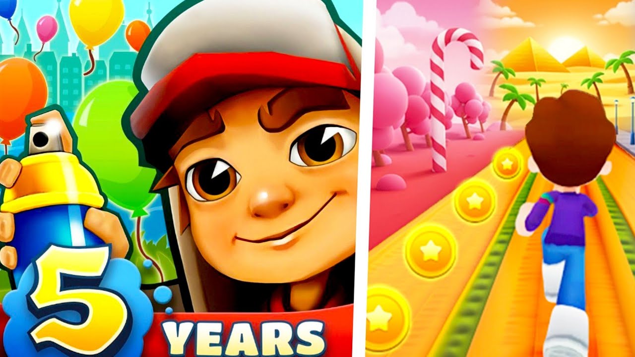 Subway Surfers VS Kooply Run Subway Craft,Subway Surfers Cartoon Game ...